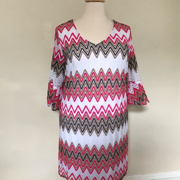 Tacera | Dresses | Plus Size 3x Shift Dress Summer Colors | Poshmark